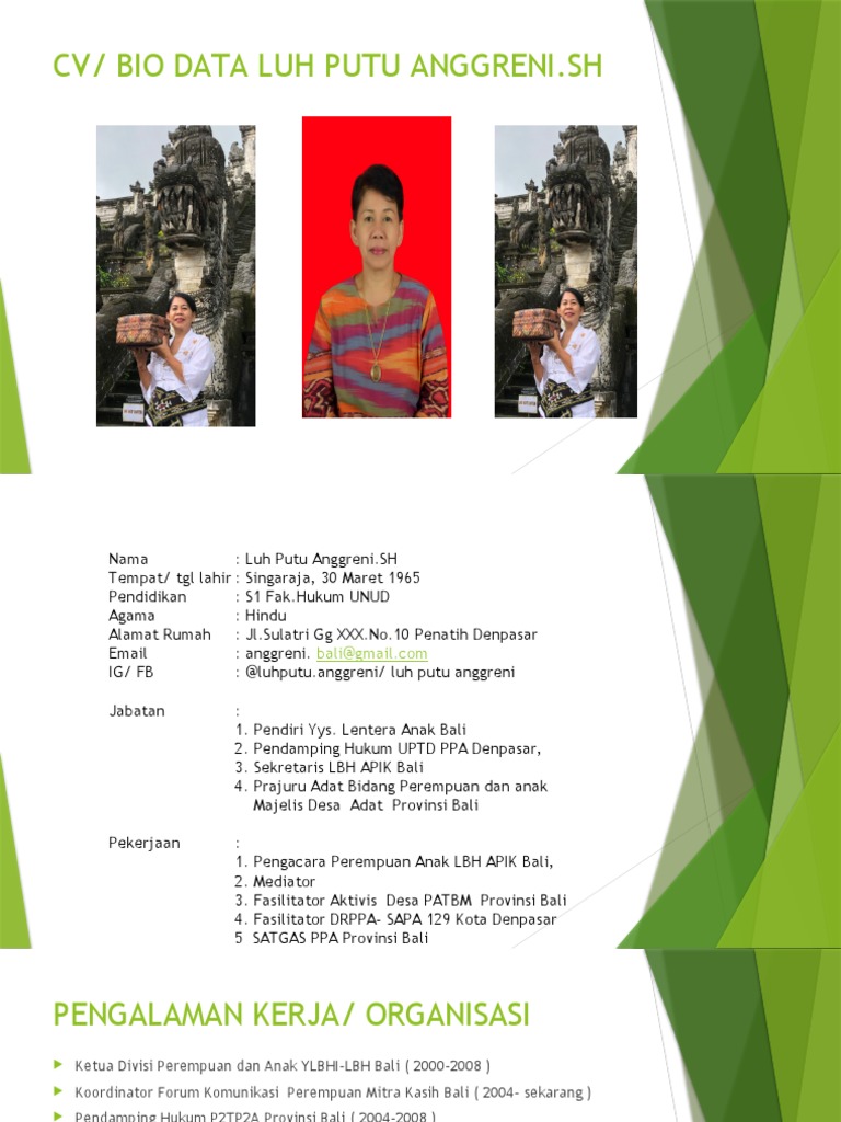 CV Anggreni | PDF | Ilmu Sosial | Kesehatan Holistik CV Anggreni | PDF | Ilmu Sosial | Kesehatan Holistik
