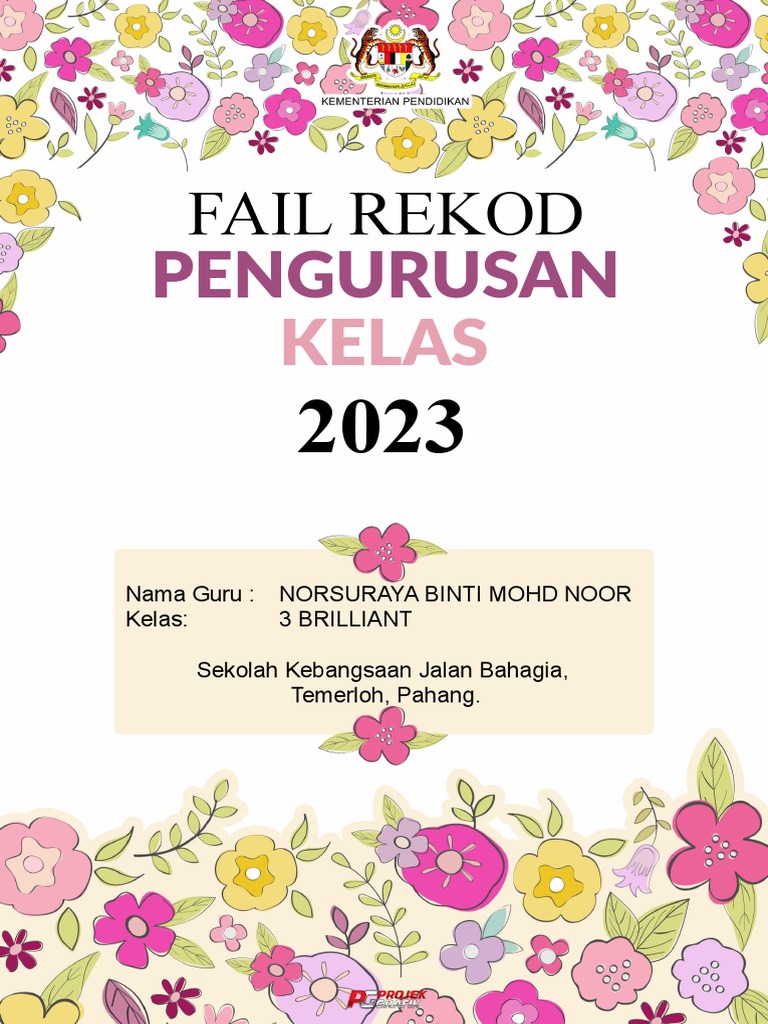 Fail Pengurusan Kelas 2 by Projek Grafik | PDF