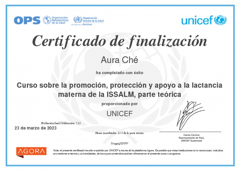 Curso lactancia materna_Constancia de Participación, parte teórica del ... Curso lactancia materna_Constancia de Participación, parte teórica del ...
