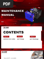 Talaria Error Codes Chart | PDF | Battery Charger | Electric Power