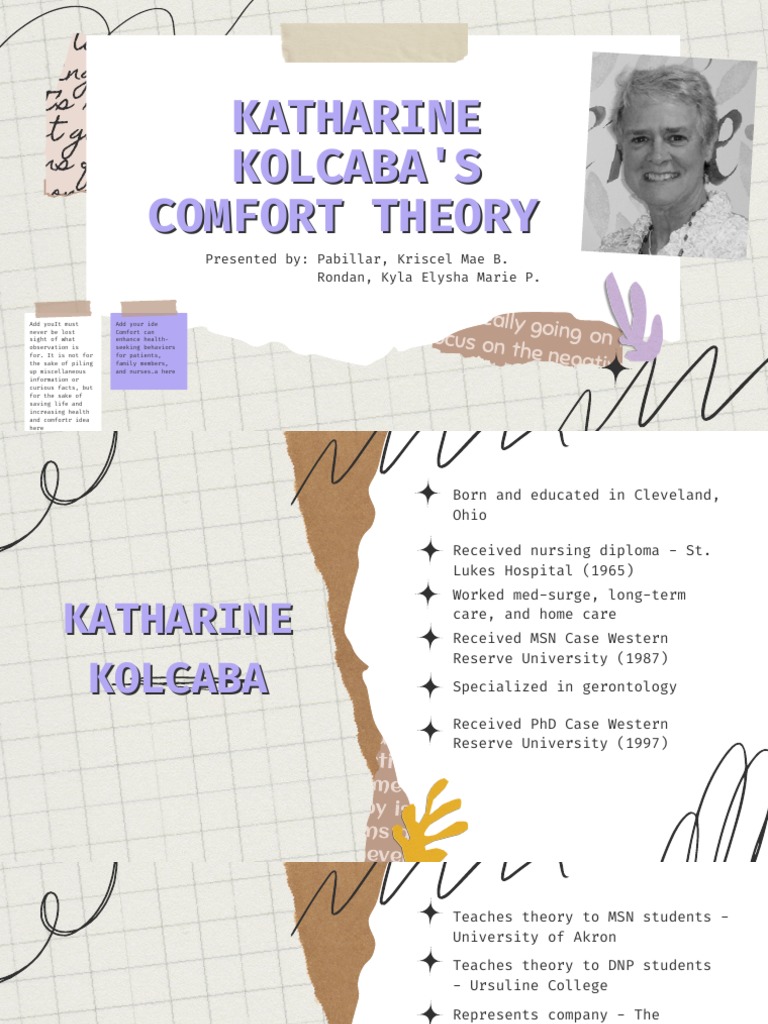Katharine Kolcaba's Comfort Theory | PDF