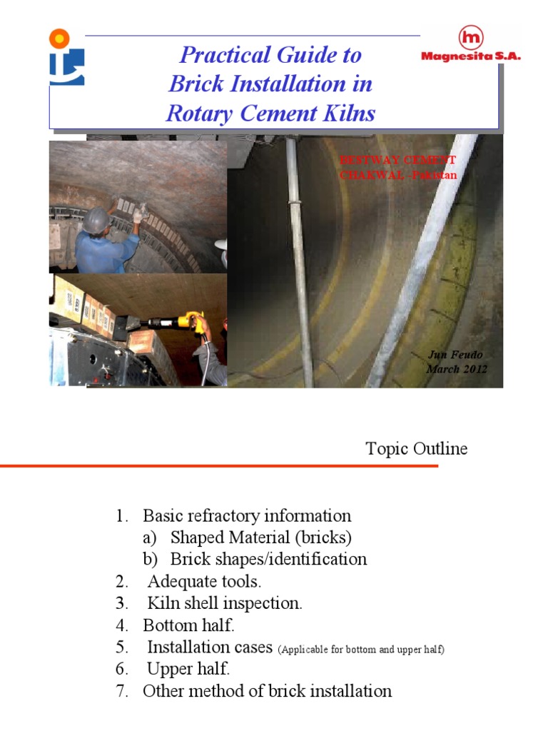 1-Practical Guideline For Brick Installation-Cement Rot. Kiln | PDF