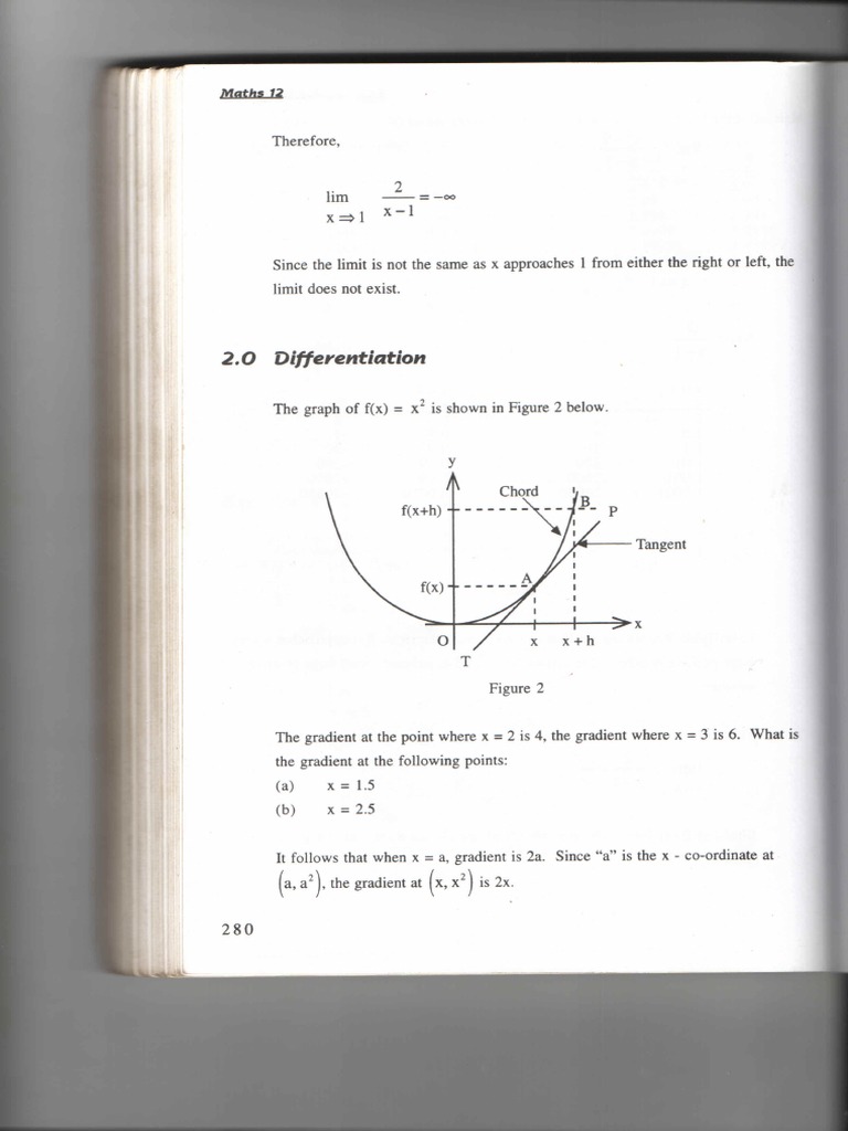 Calculus Differentiation by First Principle | PDF