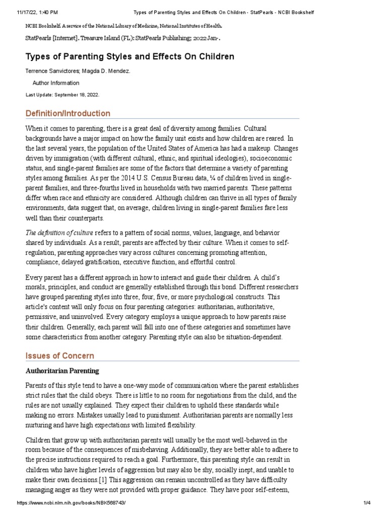 Parenting Styles: Impact on Children | PDF | Parenting | Life Skills