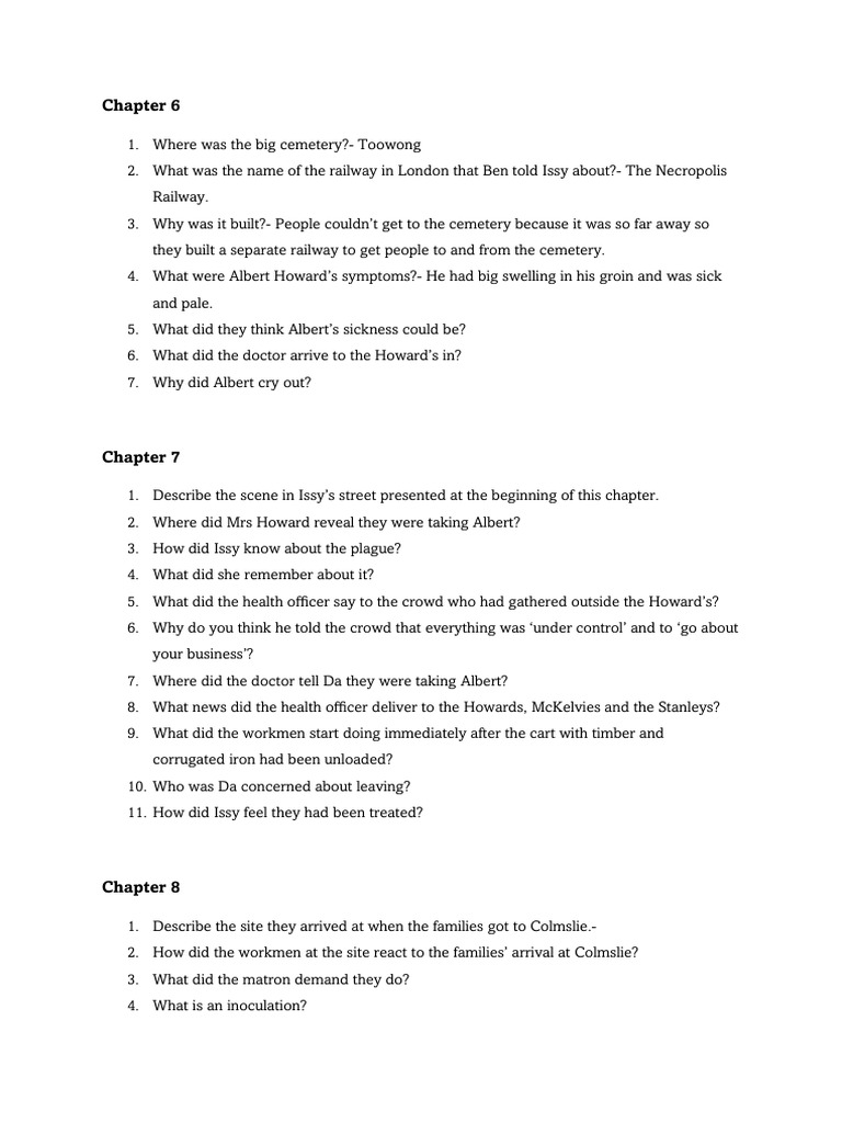 Chapter 6-10 The Ratcatchers Daughter | PDF