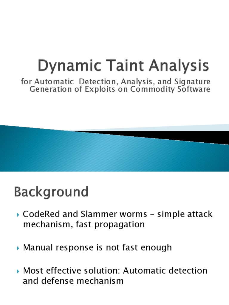Automatic Exploit Detection Tool | PDF