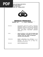 PERKABA No. 1 Tahun 2022 Admin Penyidikan | PDF | Teknologi & Rekayasa