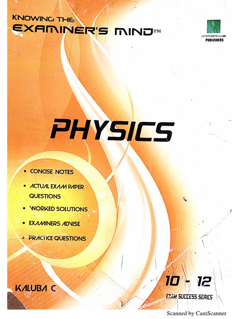 Physics Examiners Mind 1 | PDF