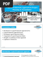Logical Framework (Log Frame) Template | PDF