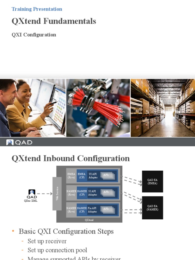 QAD 02 - QXI Configuration | PDF | Xml Schema | Web Service