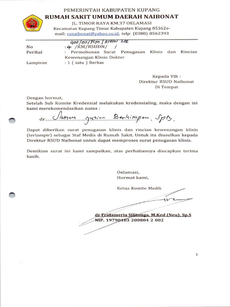 KREDENSIAL DOKTER SPESIALIS - Compressed | PDF