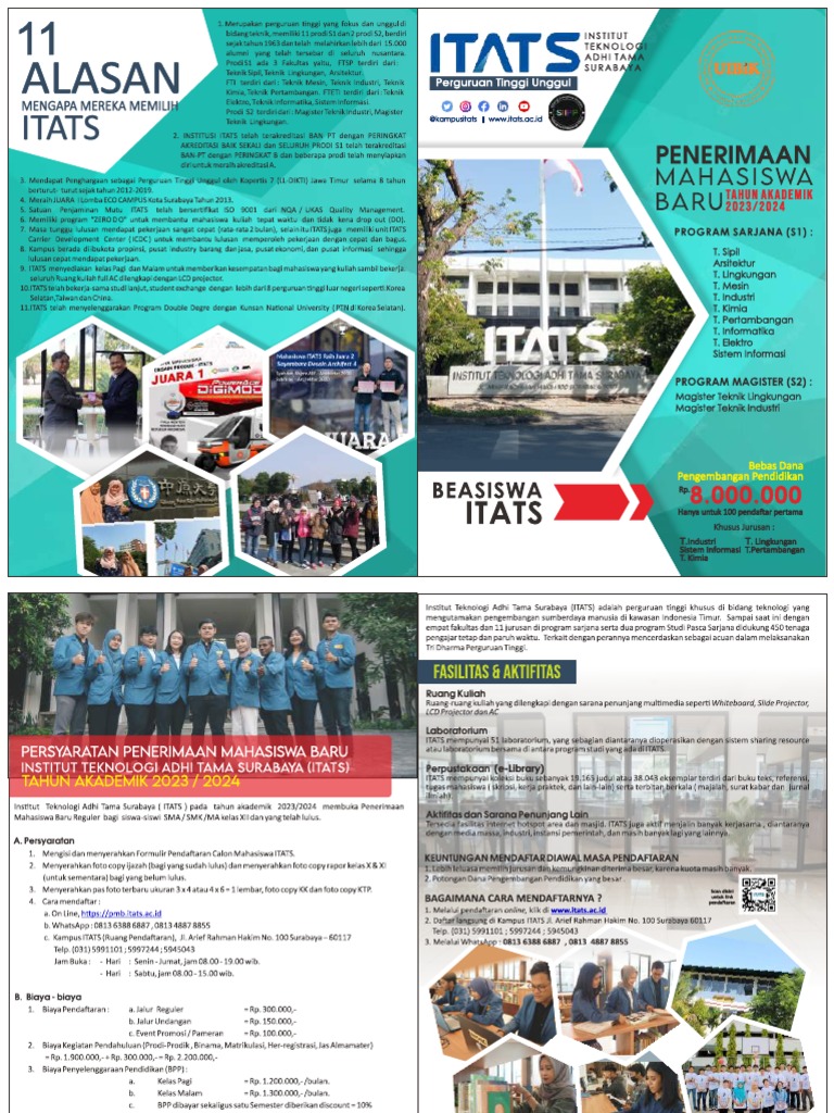 Download Brosur Itats 20232024 | PDF