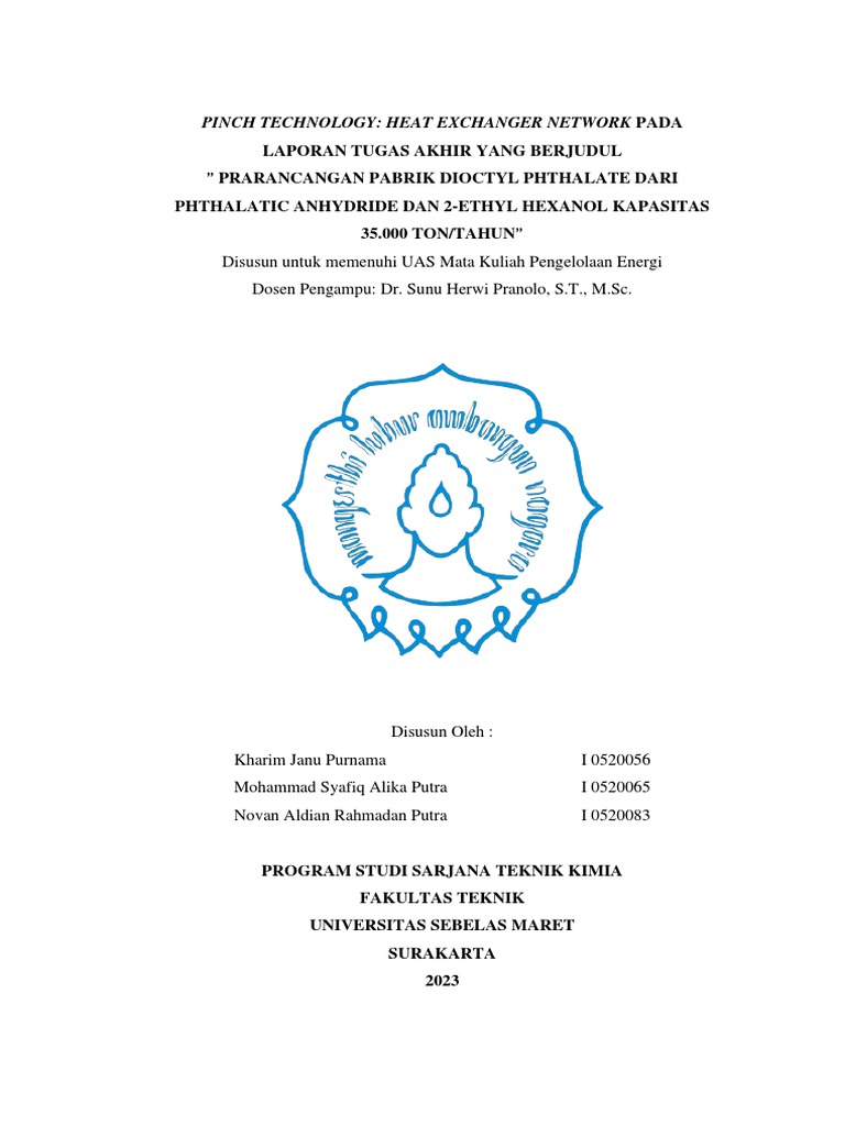 UAS - Pengelolaan Energi - Kelompok 5 - Janu, Novan Syafiq | PDF