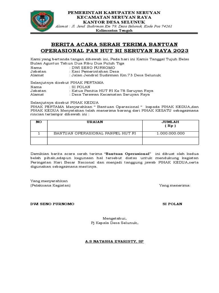Ba Serma Op Panitia Hut Ri | PDF Ba Serma Op Panitia Hut Ri | PDF