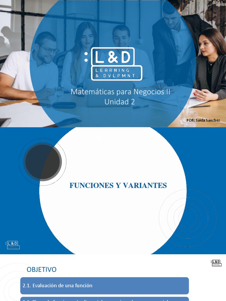 M NEG 2 S2 Funciones y Variantes | PDF