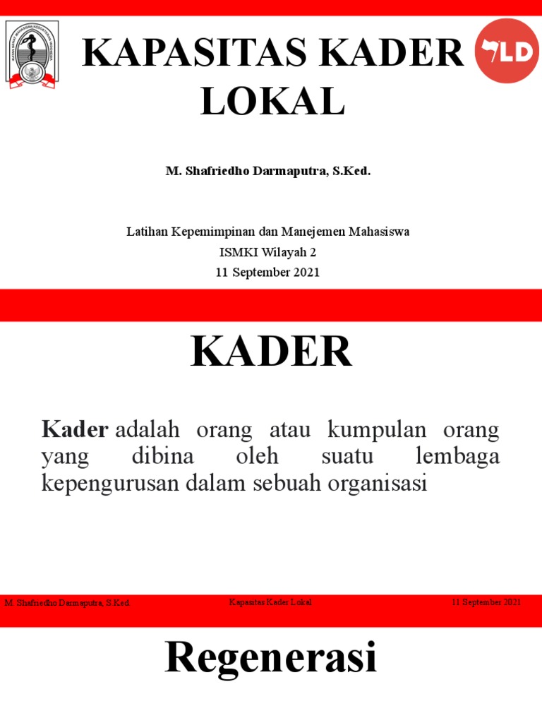 Kader Lokal | PDF