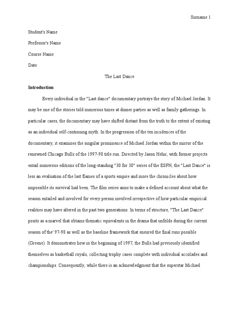 The Last Dance | PDF | Leadership | Cognitive Science