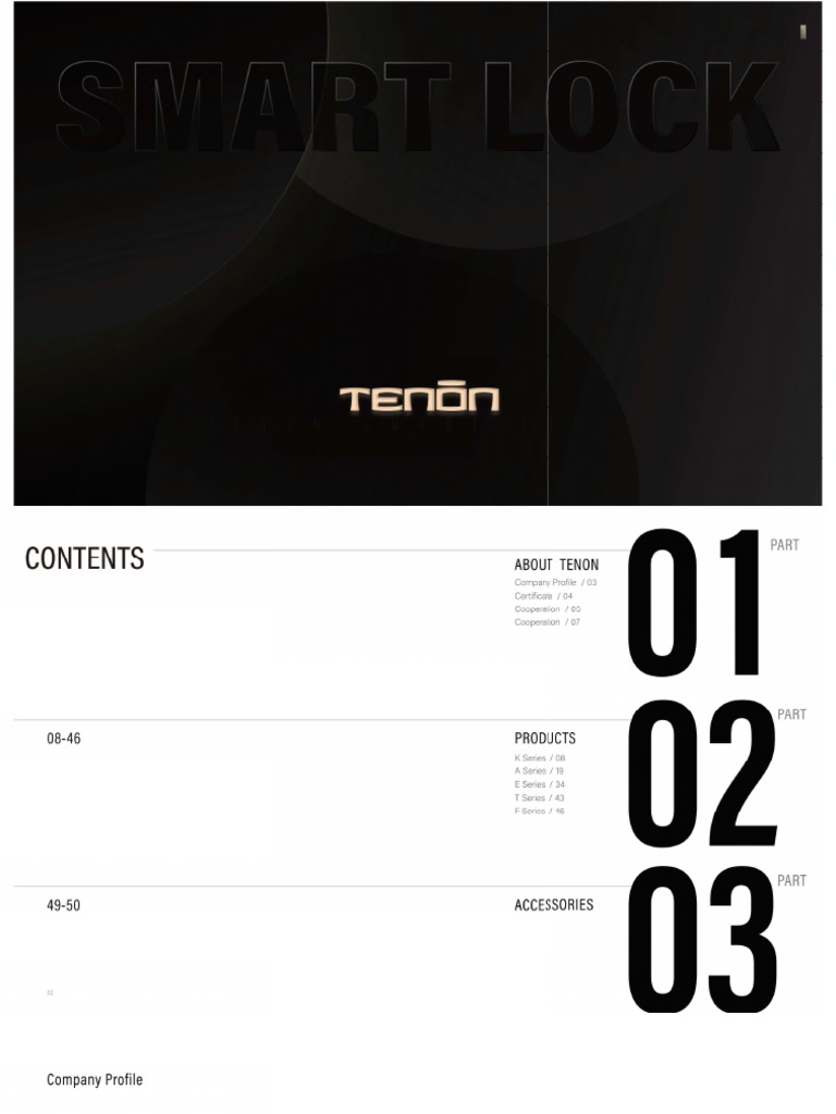 Tenon Smart Lock V4 | PDF