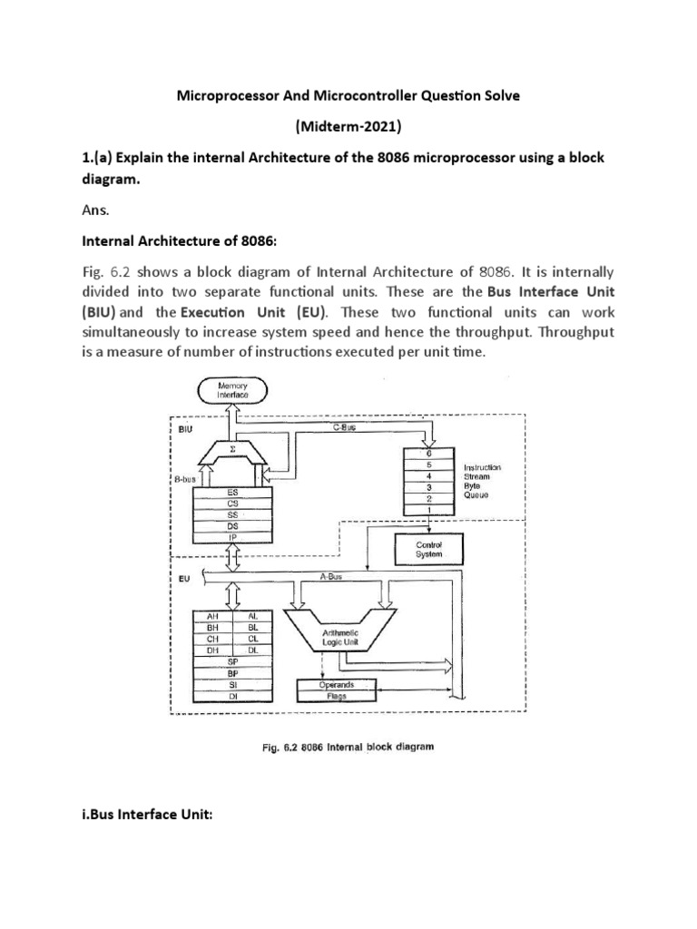 Microprocessor Question Solve | Download Free PDF | Central Processing Unit | Variable (Computer ...