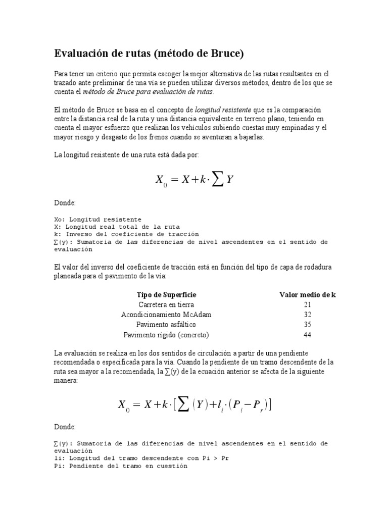 Metodo de Bruce y Linea de Ceros | PDF