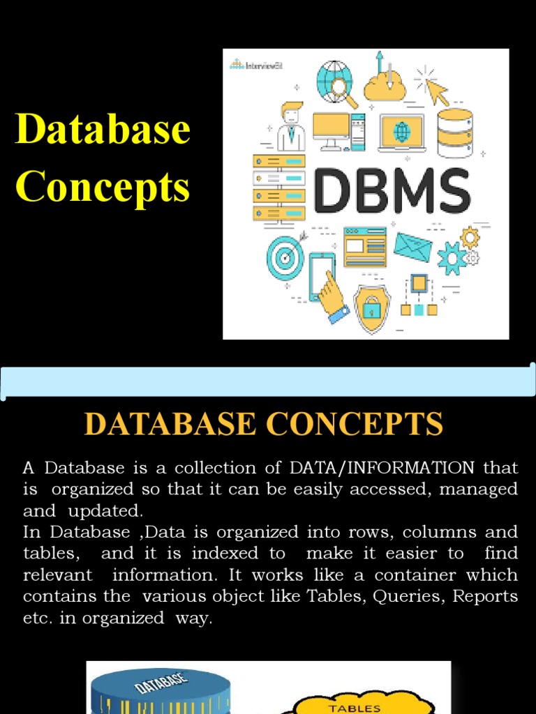 DBMS Concepts and Relational Data Model | Download Free PDF | Databases ... DBMS Concepts and Relational Data Model | Download Free PDF | Databases ...