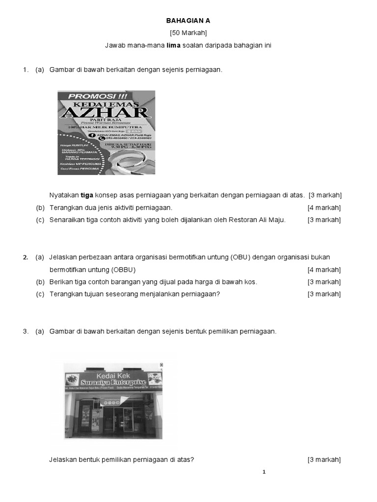 Paper 2 Pern F4 | PDF