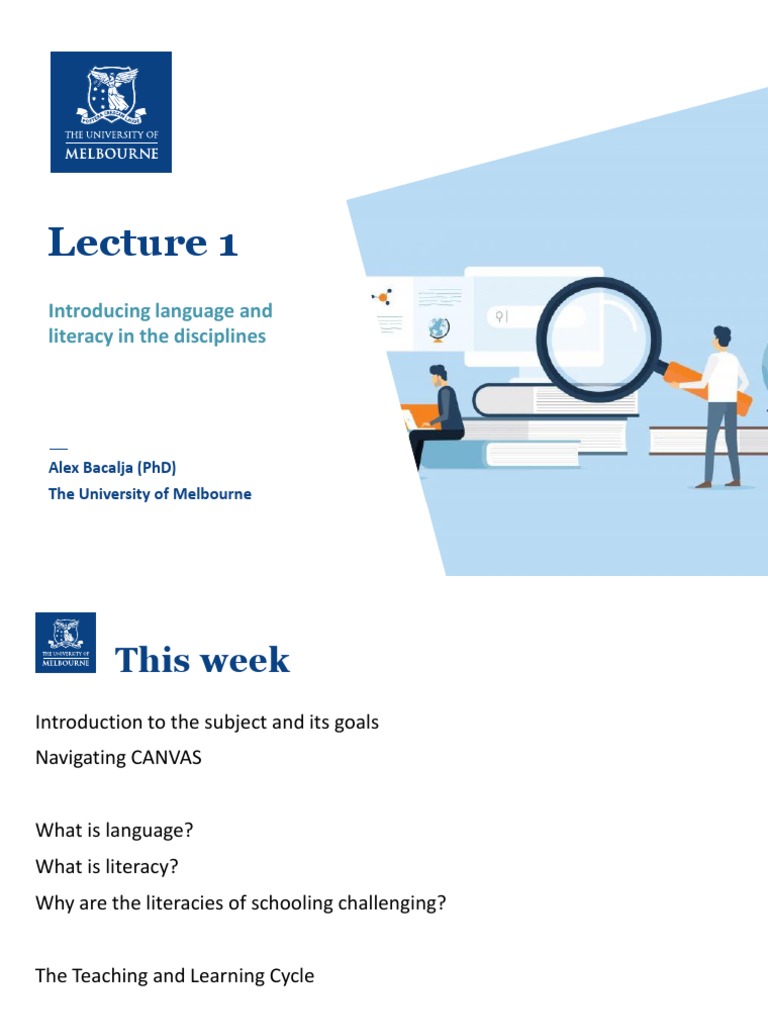 EDUC90906-Lecture 1 | PDF