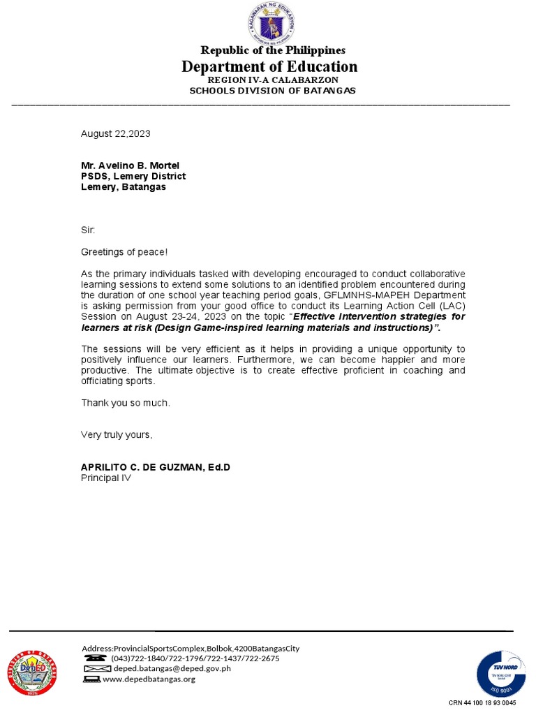 Mapeh Lac 2022 2023 | PDF