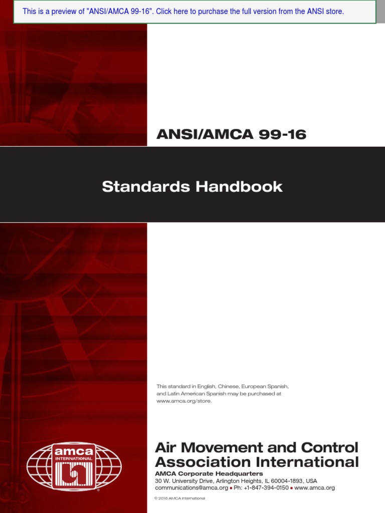 Preview ANSI+AMCA+99-16 | PDF