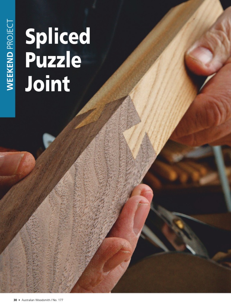 Spliced Puzzle Joint - Australian Woodsmith #177, 2023 - 복사본 | PDF ...