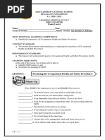 COOKERY NC II Prepare Sandwich Module 1 | PDF | Hamburgers | Sandwich