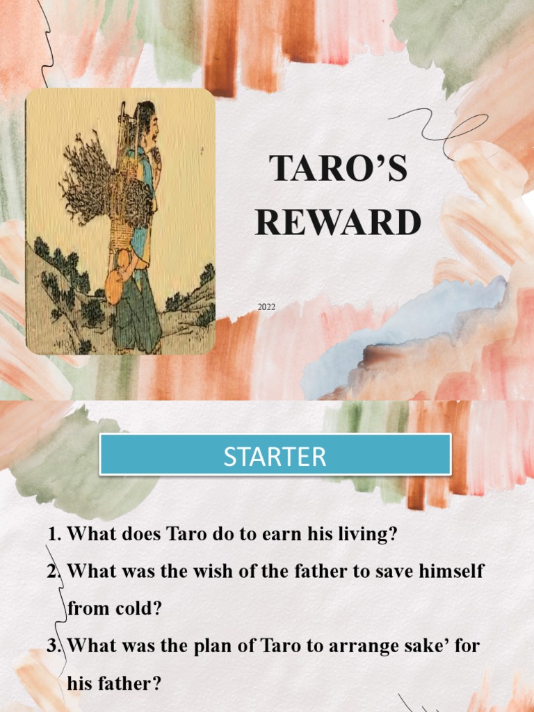 Taro's Reward Day 2 | PDF | Language Arts & Discipline