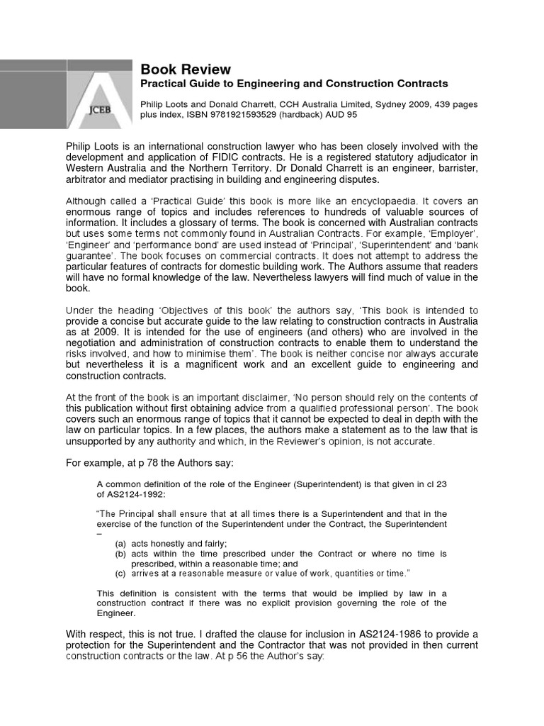 Practical Guide To Engineering and Const | PDF | Damages | Breach Of ... Practical Guide To Engineering and Const | PDF | Damages | Breach Of ...