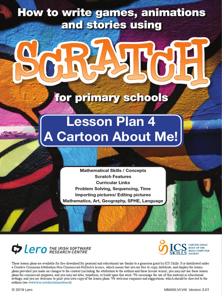 Lesson 4 V3 | PDF | Scratch (Programming Language) | Photograph