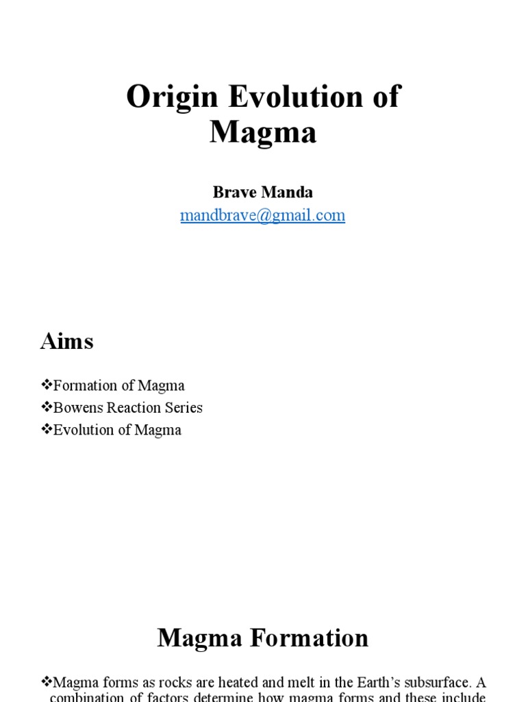 Lecture 4_Origin Evolution of Magma | PDF