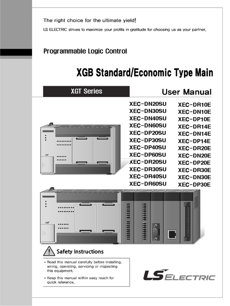 XEC-DR20SU T24 Manual V1.6 202012 EN | PDF | Programmable Logic ...