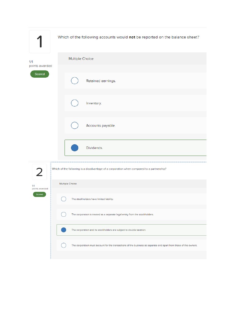 Accounting Exam 1 | PDF