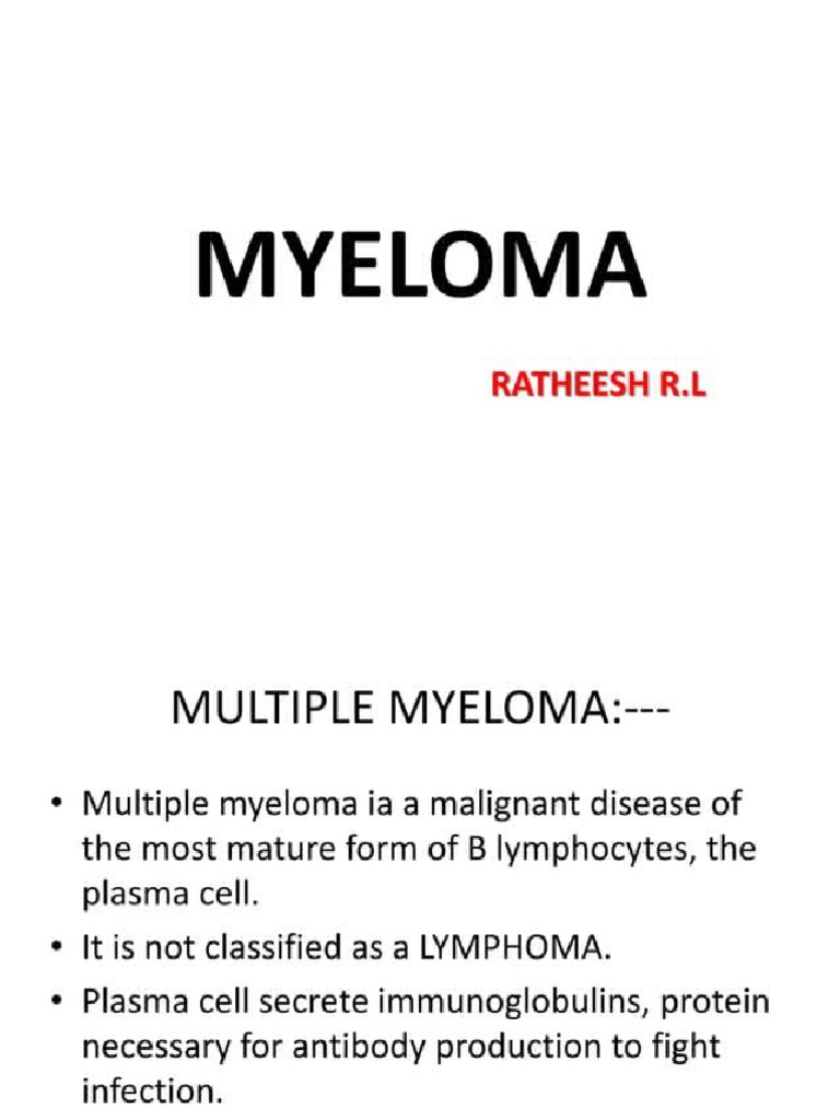Myeloma | PDF