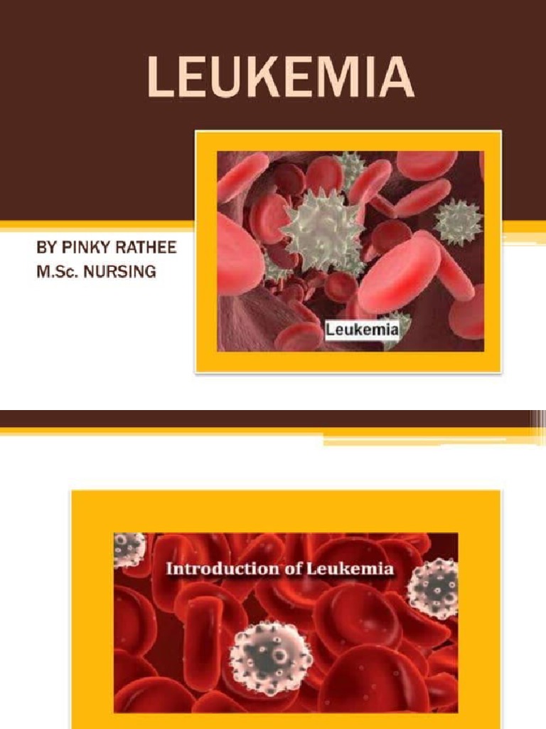 Leukemia For GNM Students | PDF