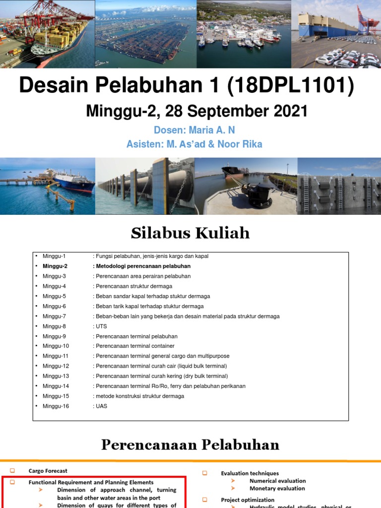 Kuliah 2 Desain Pelabuhan 1 | PDF | Ships | Shipbuilding