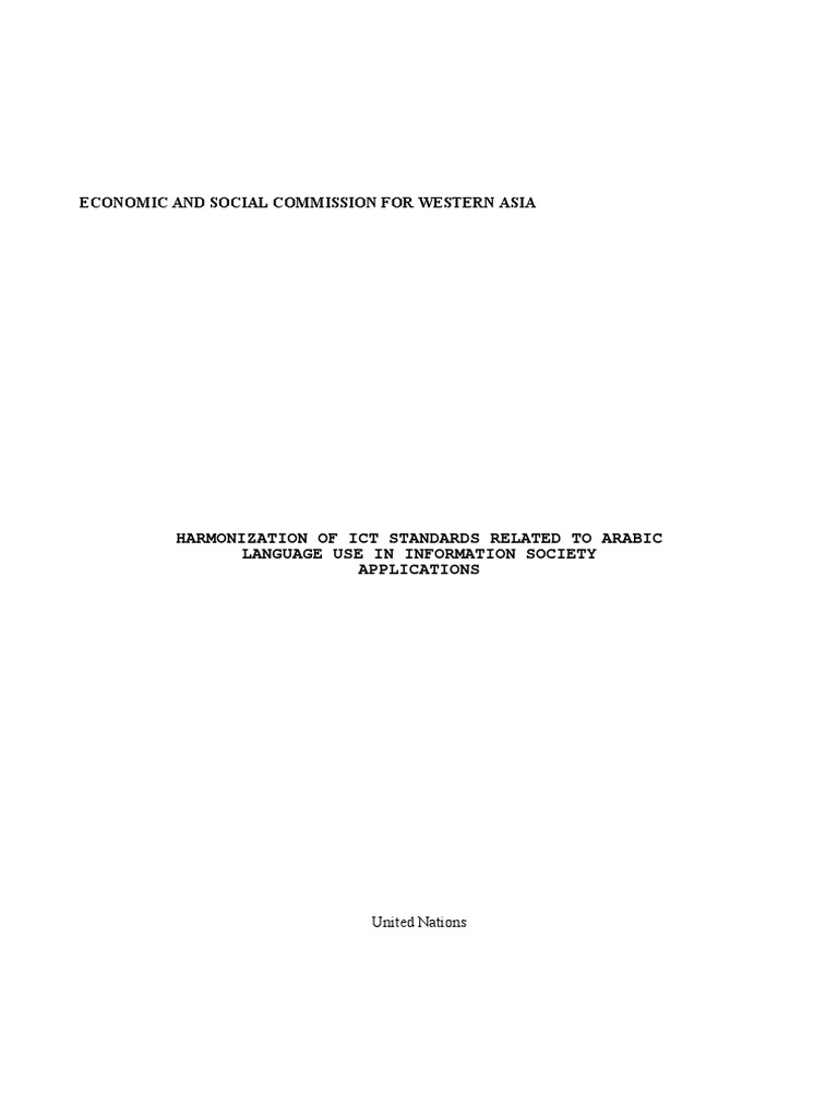 E Escwa Ictd 2003 5-En | PDF E Escwa Ictd 2003 5-En | PDF