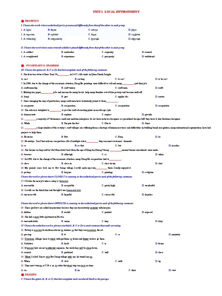 SÁCH BTAP TN - 1st Term | PDF