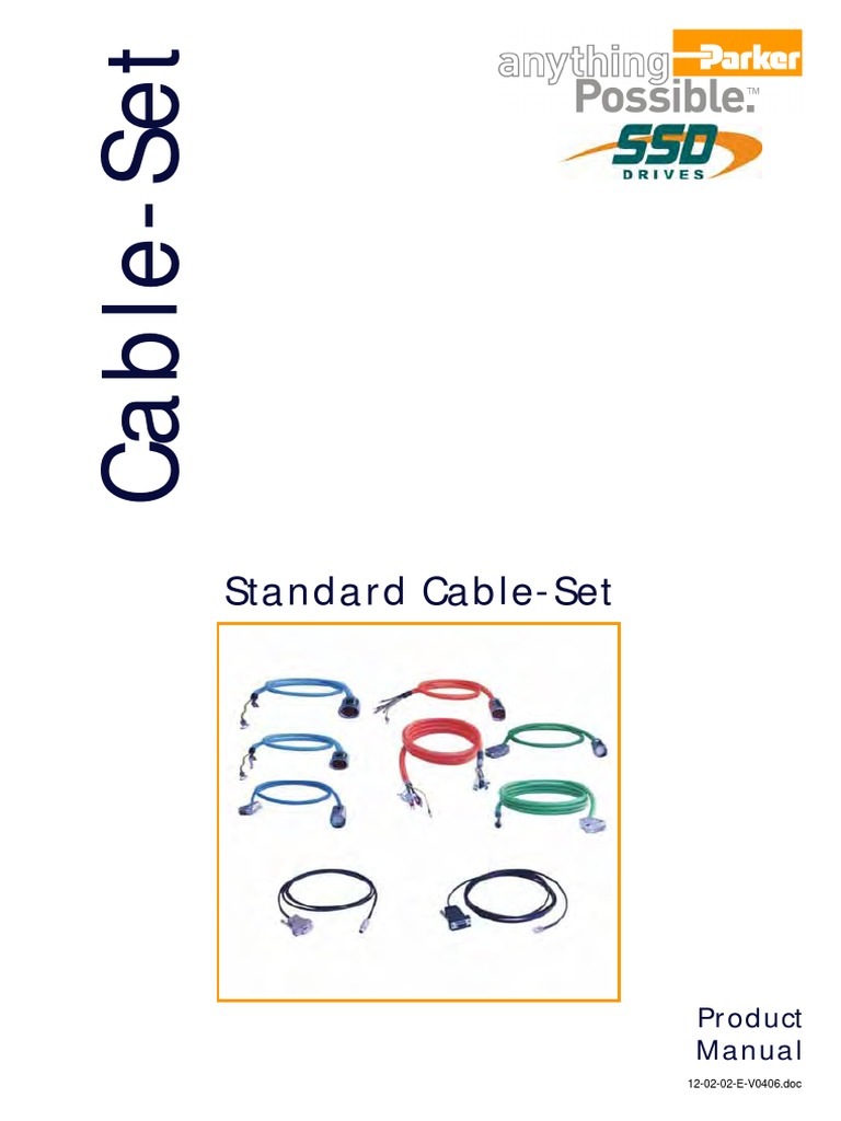Parker SSD Cable Set Manual | PDF