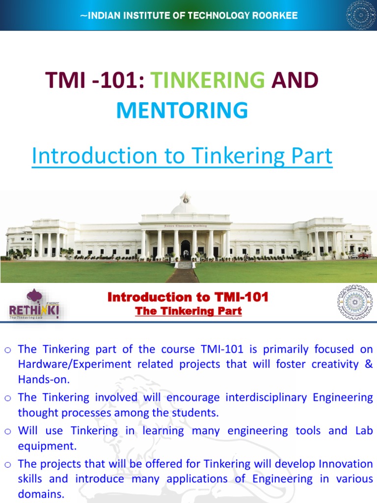 Orientation TMI-101 Tinkering Part | PDF