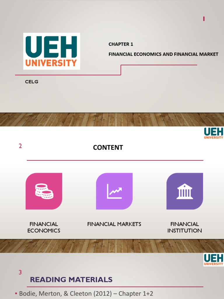 Financial Economics and Markets Overview | PDF | Financial Economics ...