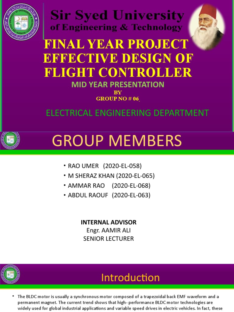 Fydp Gourp 06 Mid Presentation (1) | PDF | Electric Motor | Control Theory
