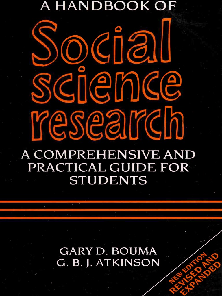 A Handbook of Social Science Research (Gary D. Bouma G. B. J. Atkinson ...