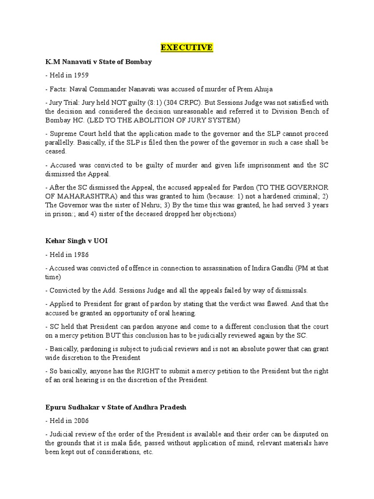 Consti - Case Laws | PDF