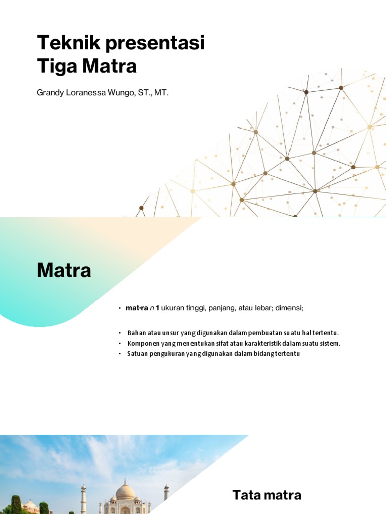 Teknik Presentasi 3 Matra | PDF