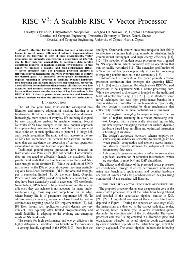 Riscv2ascalableriscvvectorprocess 1 Pdf 